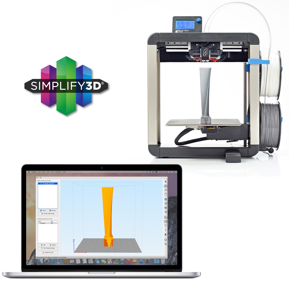 FELIXfood| Simplify3D V5 - 3D printing software - license ...